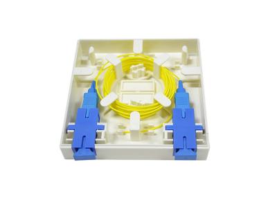 China Ftth 86 Fiber Optic Terminal Box Access Wall Socket Desktop Small Box for sale