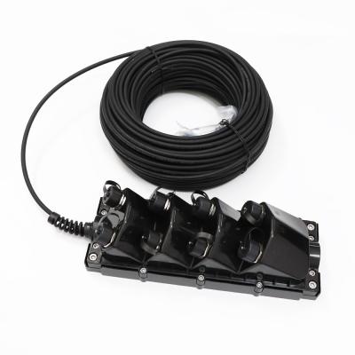 China 24 Port MPO SC Fiber Optic Terminal Box IP68 MST FTTX Fiber Waterproof Box for sale