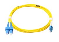 China LC Sc 3.0mm Duplex Fiber Cable Sm Simplex 9/125 Fiber Optic Patch Cord for sale