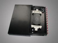 China 24 Core Rack Mounting Fiber Optic Terminal Box For FTTB / FC / SC for sale