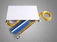 China OEM Fiber Optic Terminal Box , 1U 19'' Rotary Type 24 Core Rack Mount for sale