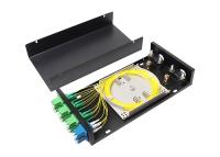 China ROHS Fiber Wall Mount Fiber Optic Terminal Box 8 Ports Multimode for sale