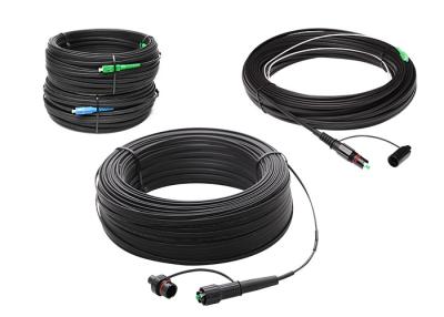 China IP68 SC APC Waterproof FTTA Patch Cord With FTTH Drop Cable for sale