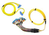 China 24 48 Core G655 Fiber Optic Patch Cord SC LC Cable Assemblies for sale