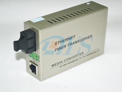 China Singlemode Fiber Optic Media Converter Duplex SC High-speed for sale