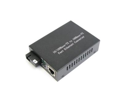 China 1550nm 10 / 100M Single Mode Optical Fiber Media Converter 20km for sale