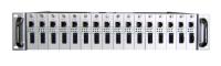 China 16 Slots 19 inch Fiber Optic Media Converter , AC 100 - 260V 12A for sale