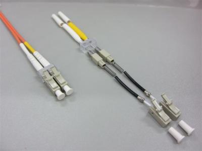 China 125 OM3 Multimode Mini LC High Panel Densities Optical Fiber Connectors Assemblies for sale
