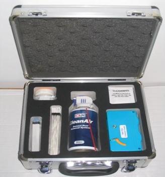 China ø1.25mm Fiber Optic Cleaner Kit For Cleaning Fiber Optic Connectors 28cm X 25cm X 14cm for sale