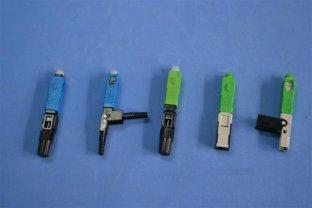 China High Reliability Single Mode Standard SC 0.9mm Dia. And 9 / 125um Optical Fiber Connectors for sale