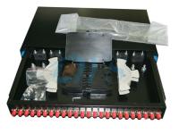 China 24 Ports Rack Mount Fiber Optic Odf 19 FC Slidable Type For TIC Certification for sale