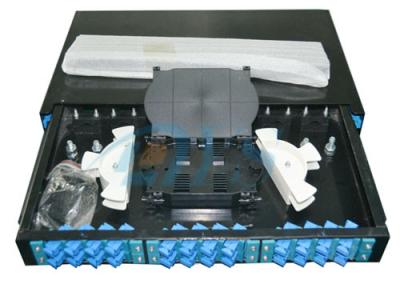 China 24Core 19 Rack Mount SC Odf Optical Fiber LC Duplex Port For ST　 for sale