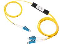 China 3mm SC LC FC 1x2 FTTH Fiber Optic Splitter Optical FBT Couplers for sale