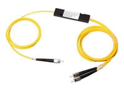 China 3mm SC LC FC 1x2 FTTH Fiber Optic Splitter Optical FBT Couplers for sale
