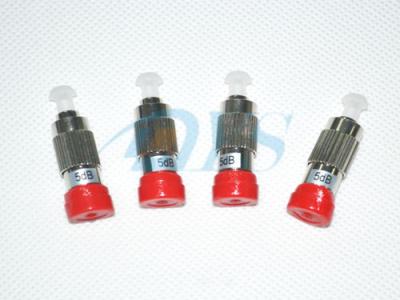 China Precision Ceramic Ferrule Fiber Optical Attenuator FC 5dB  , Low Back Reflection for sale
