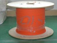 China 62.5 / 125um Fiber Optic Cable , Duplex Flat Fiber Optic Patch Cord Inflaming Retarding for sale
