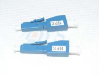 China Singlemode LC 3dB Optical Attenuator Male to Female LC / UPC 1240nm - 1620nm for sale