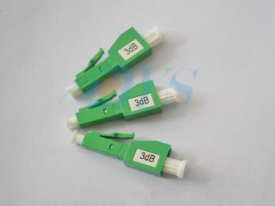 China Singlemode Male to Female 3dB LC / APC Fiber Optic Attenuator For Test and measurement for sale