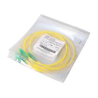 China 0.9mm Diameter 9/125 G657A1 LC/APC Simplex Fiber Optic Pigtail for sale