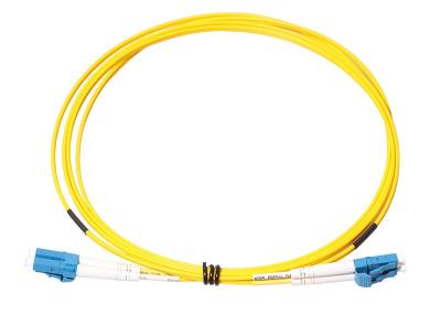 China 2 Core UPC Duplex LC To LC Patch Cord For FTTH FTTB FTTX Network for sale