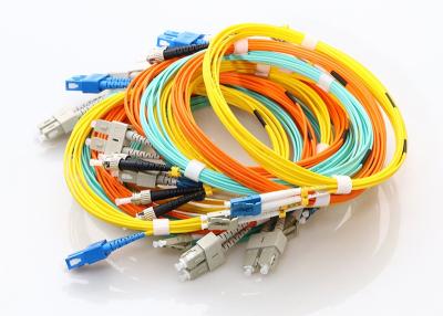 China Indoor FTTH Fiber Optic Patch Cord With SC LC FC ST MTRJ Connector for sale