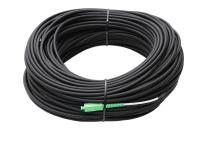 China UPC SC APC Outdoor FTTH Drop Cable , G657A Fiber Optical Pigtail for sale
