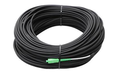 China UPC SC APC Outdoor FTTH Drop Cable , G657A Fiber Optical Pigtail for sale