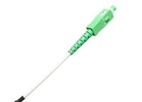 China UPC SC APC Outdoor FTTH Drop Cable , G657A Fiber Optical Pigtail for sale