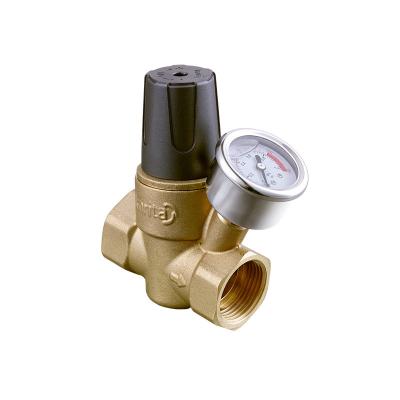 China 1 Inch Lead-Free Brass Pressure Reducing Valve 0.1-1.6 MPa Adjustable Regulator for Household Water Systems for sale