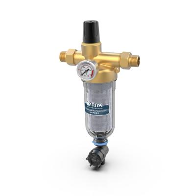 China IMRITA Under Sink Water Pre Filter 5000L/h Flow Rate 50μm Stainless Steel Whole House Sediment Filter for sale