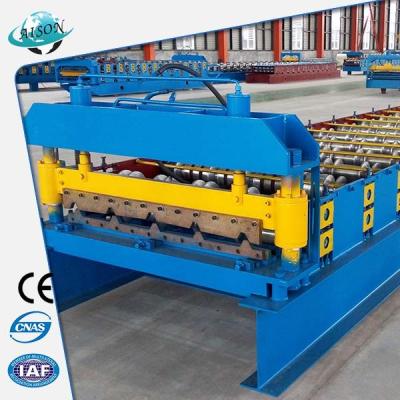 China Metal roof tile forming machine Roof Deck Panel Roll Forming Machine for sale