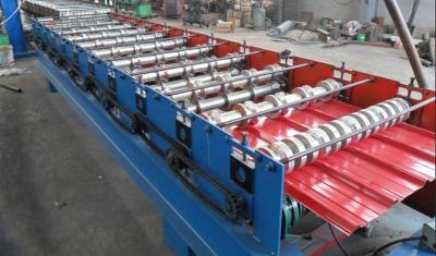 China Glaze Roofing Tile Cold Making Machine 1200mm Width 4-6m/min Speed for sale