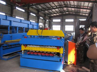 China Double layer roof sheet forming machine  Metal roof machine Roll forming machine for sale
