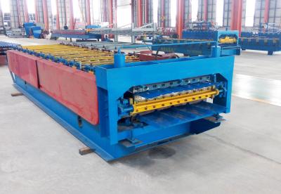 China Double Layer Roofing Profiles Roll Forming Machine 0.3-0.8mm Thickness 20m/min Speed for sale