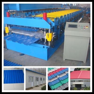 China Double Layer Roof Sheet Profile Roll Forming Machine 0.3-0.8mm Steel for sale