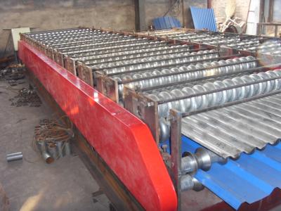China Double Color Roof Tile Roll Forming Machine 0.8-1.2mm Steel Sheet for sale