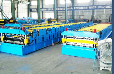 China Double Layer Roof Panel Roll Forming Machine 0.8-2mm Thickness 20m/min Speed for sale