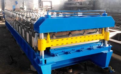 China Double Layer Roof Plate Forming Machine 0.8-2mm Thickness 20m/min Speed for sale