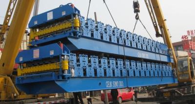 China Double Layer Roof Plate Forming Machine 0.8-2mm Thickness 10-15m/min Speed for sale