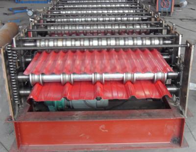 China Double Layer Roof Panel Roll Forming Machine 0.8-1.2mm Thickness 20m/min Speed for sale