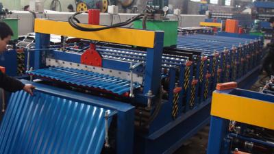 China Roofing Double Layer Rolling Machine 0.3-0.8mm Steel Sheet Forming for sale