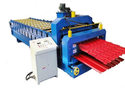China Glazed Panel Roofing Machine 0.4-0.8mm Thickness 20m/min Speed for sale
