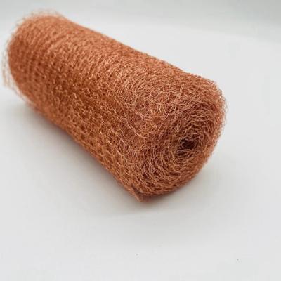 China 0.2mm-0.28mm Copper Wool Mesh Pest Control Blocker RFI Shielding Mesh for sale