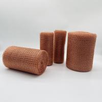 China 100mm Width Stainless Steel Knitted Wire Mesh 0.23mm Diameter Flat Type Corrugated Type for sale