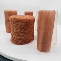 China Pure Copper Garden Mesh , Mice Copper Mesh 100mm 127mm for sale