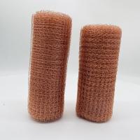 China Knitted copper Mesh Fabric Roll 40 Mesh Copper Gopher Control Wire Mesh for sale