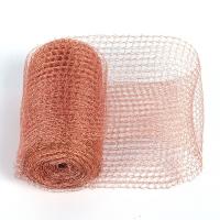 China Knitted Copper Wire Mesh Roll 3m 15.2m For Block Holes In The Wall for sale