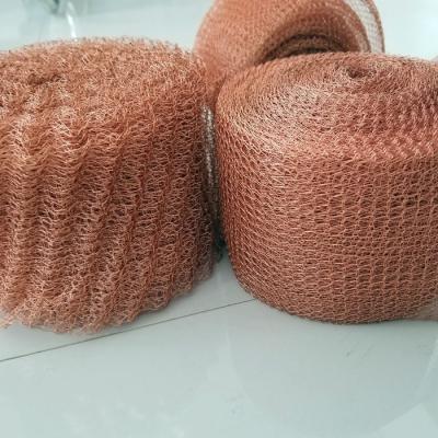 China 100mm 127mm Metal Copper Mesh Distillation For Rodent And Bird Exclusion for sale
