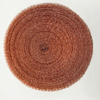 China 40 Density Copper Mesh Rolls 0.17mm Copper Wire Mesh Fabric ISO9001 for sale