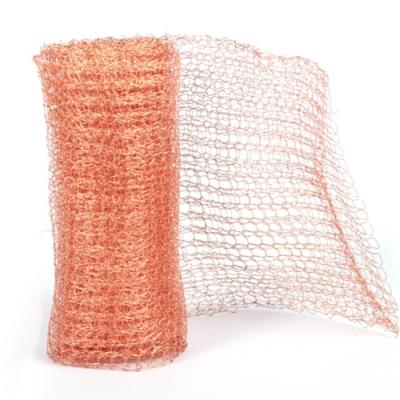 China 100% Pure Copper Mesh Knitted Metal Wire Mesh For Pest Control ODM Available for sale